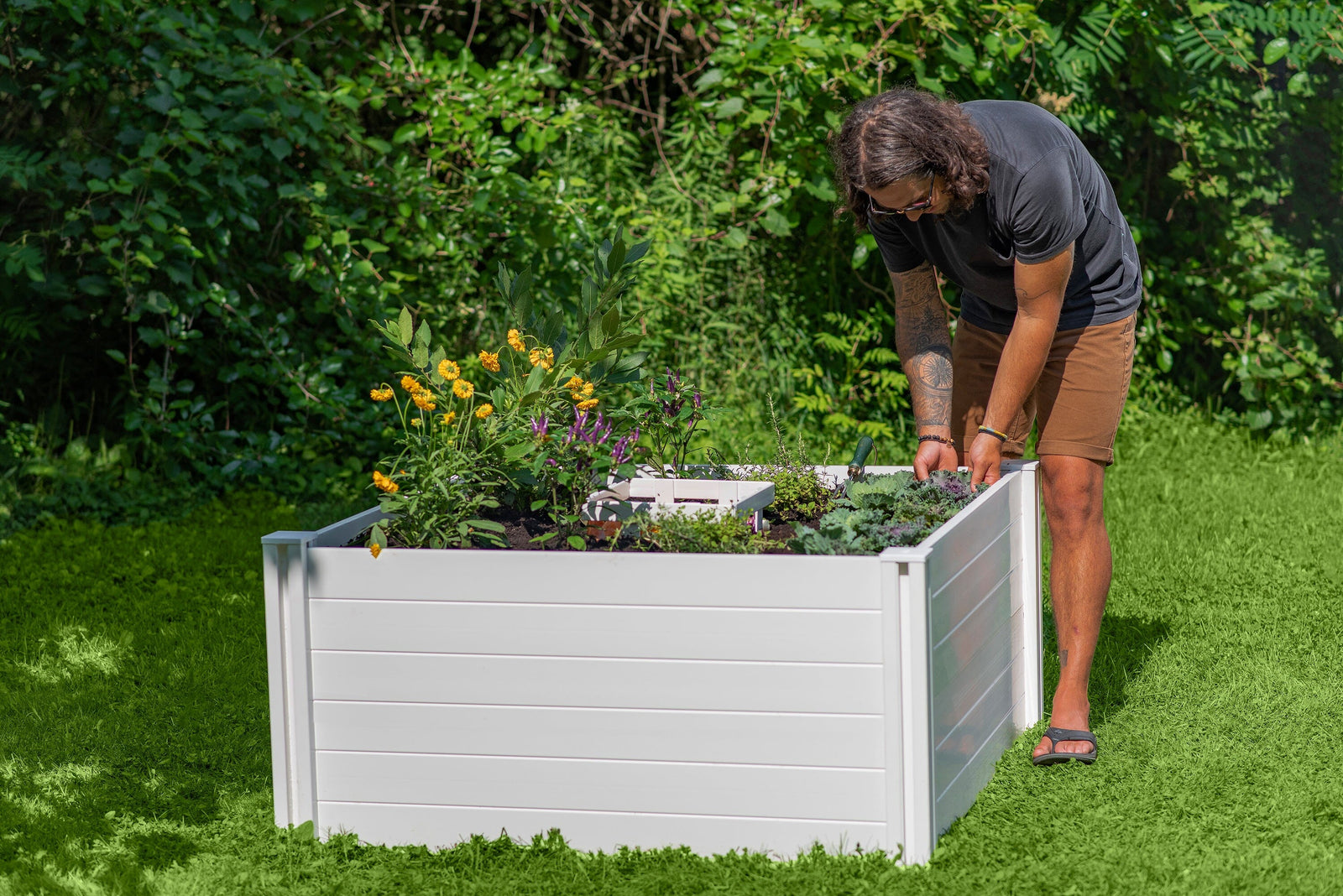 CLASSIC 4x4 Keyhole Composting Garden