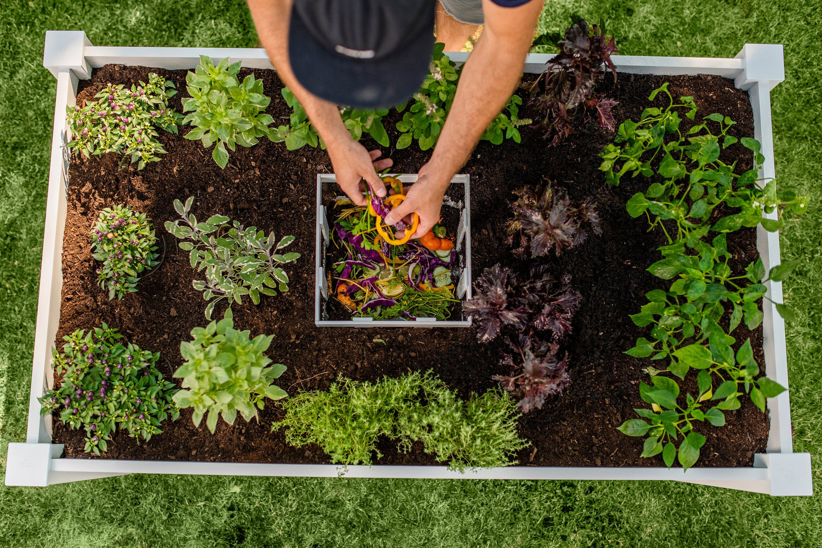 CLASSIC 3×5 Keyhole Composting Garden