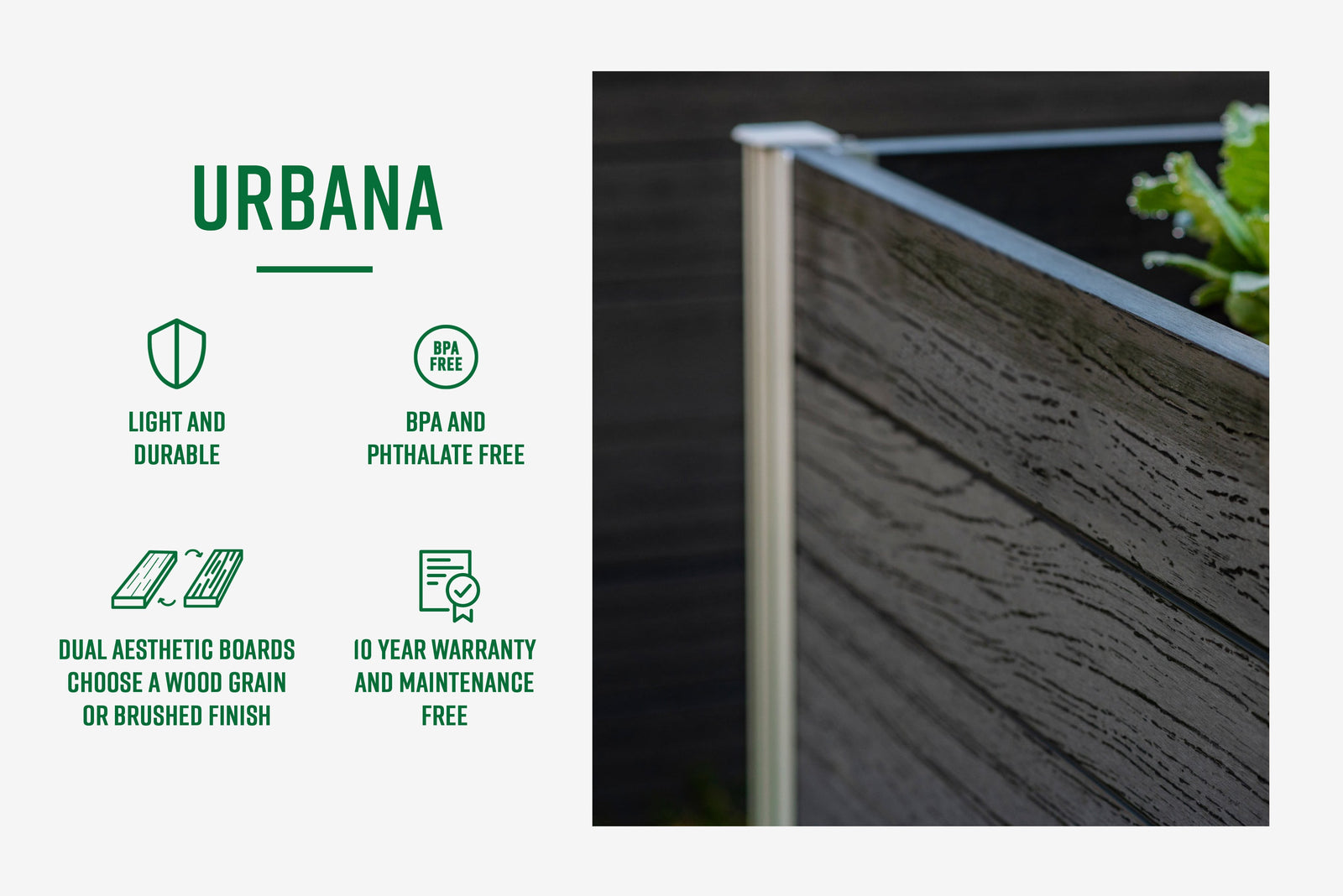 URBANA 4x4x11 Garden Bed
